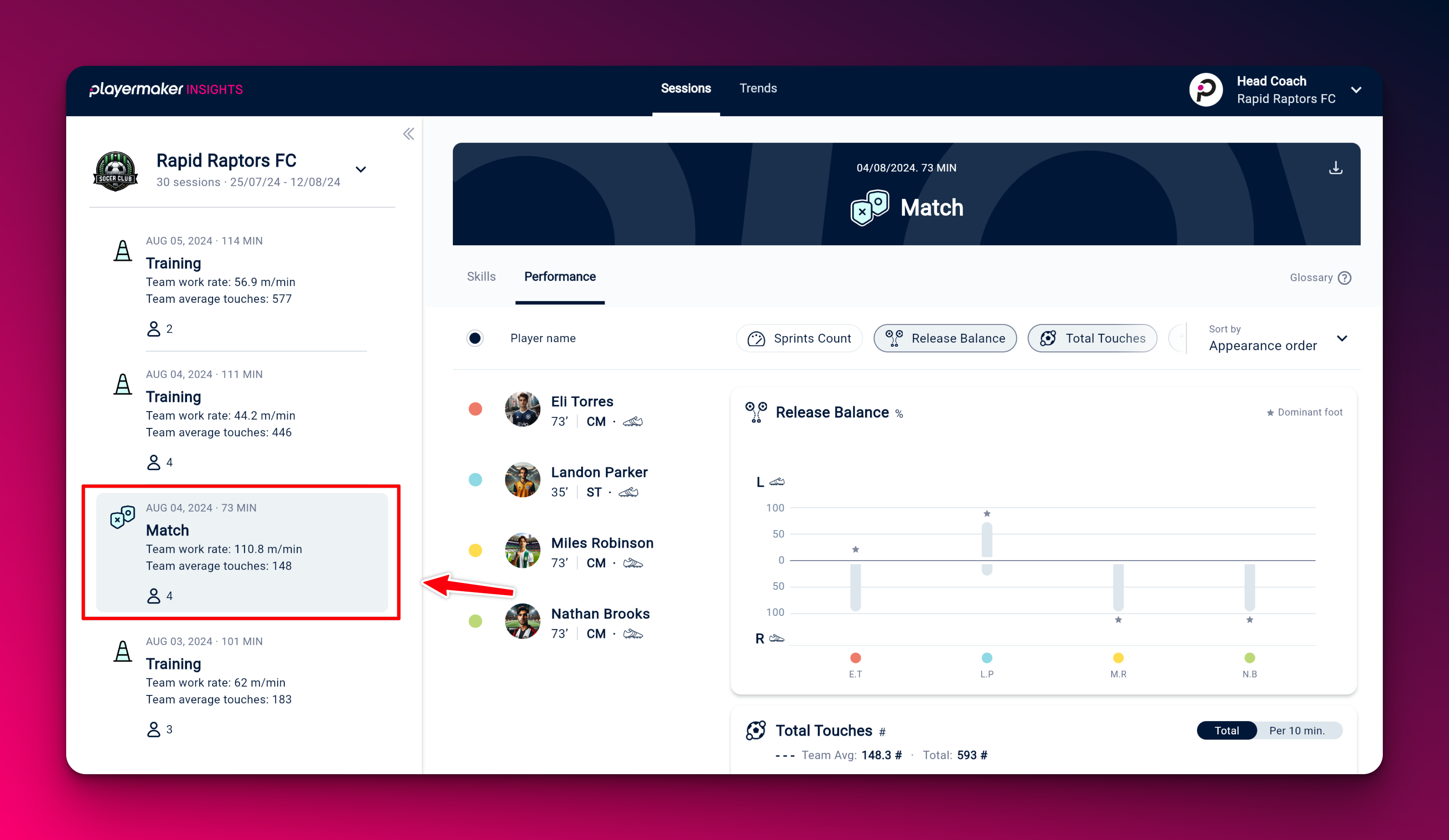 How do I view my Players' Skills Scores on Insights? – Playermaker Team ...